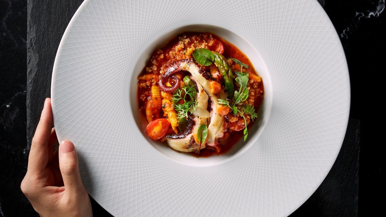 The Four Hands Dinner Menu By Au Jardin And Mandarin Grill Brought ...