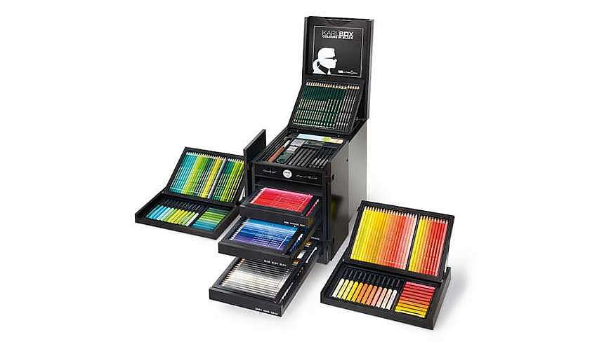 Draw like Karl Lagerfeld with the Karlbox collaboration with Faber ...