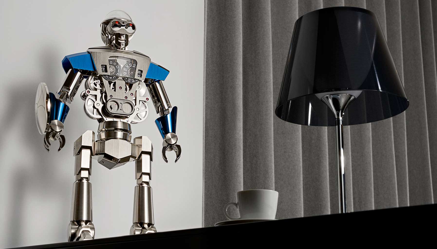 MB&F introduces its Terminator-like Balthazar Robot Clock | Robb Report ...