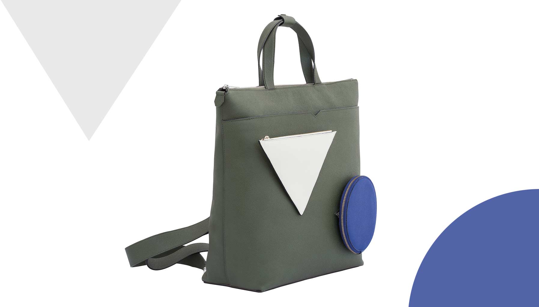 Get geometric with the Valextra multifunctional backpack-tote - Robb ...