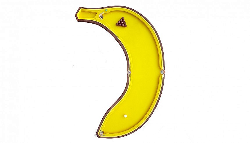 This odd-shaped pool table has us going bananas | Robb Report Malaysia
