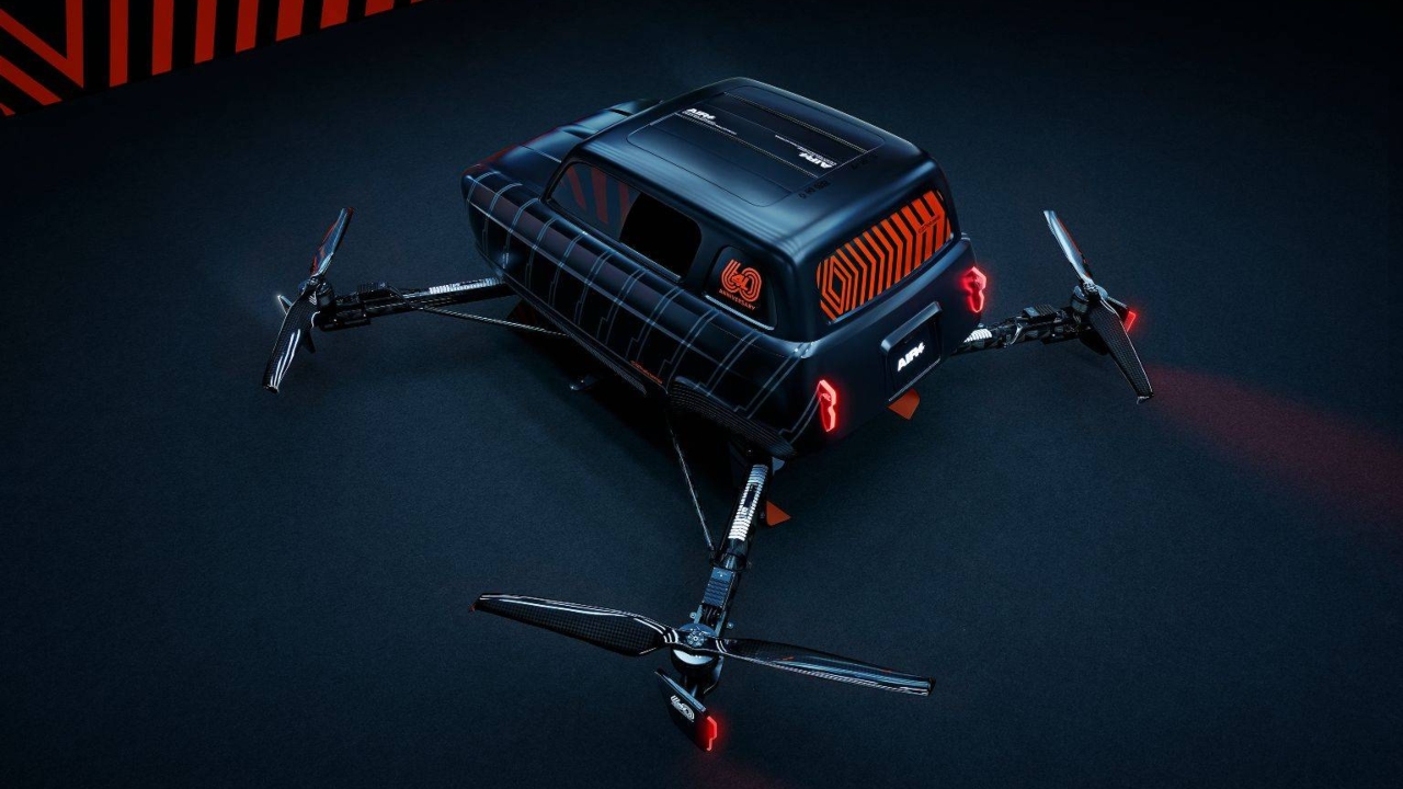 This Sleek Air4 Quadcopter Was Transformed From A Classic Renault 4L ...