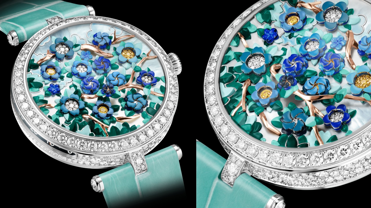 Van Cleef & Arpels' Heures Florales Timepieces Bring The Romance Of ...
