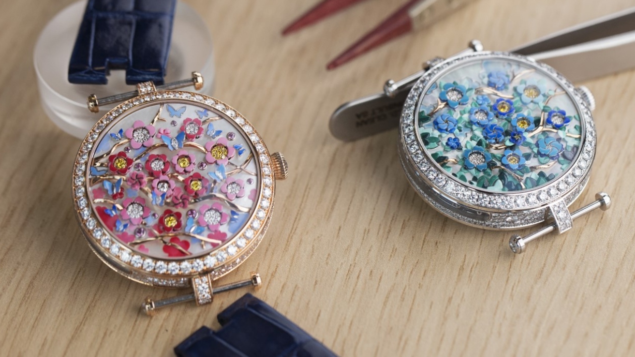 Van Cleef & Arpels' Heures Florales Timepieces Bring The Romance Of ...