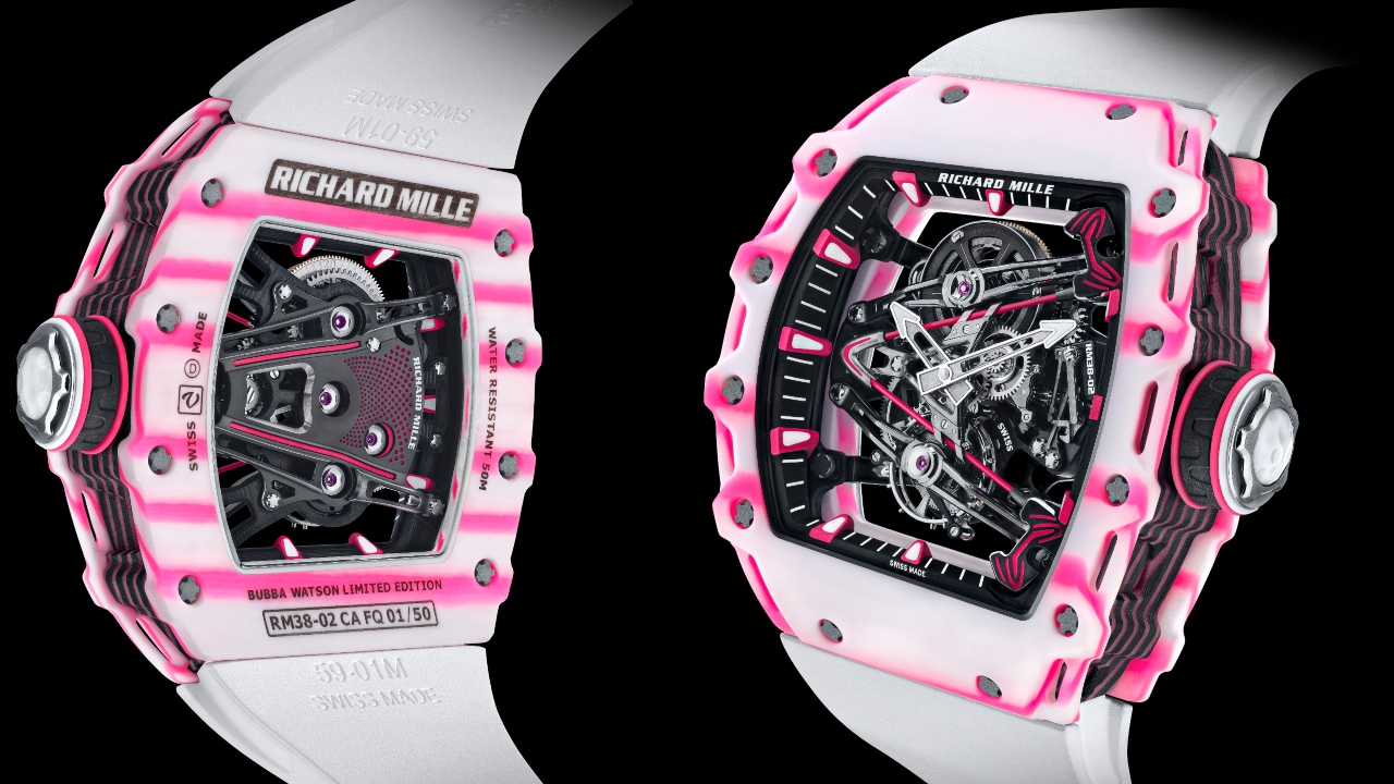 This Brilliantly Pink Richard Mille Timepiece Is Dedicated To Top ...