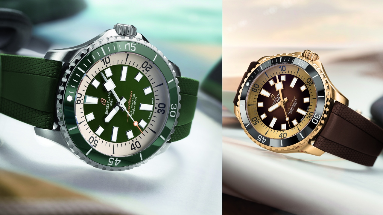 Breitling's New Superocean Dive Watches Highlights Colourful Surf ...