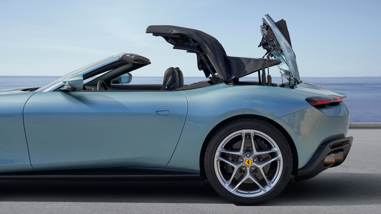 Meet The Ferrari Roma Spider, A Turbo-Charged Soft-Top Convertible ...