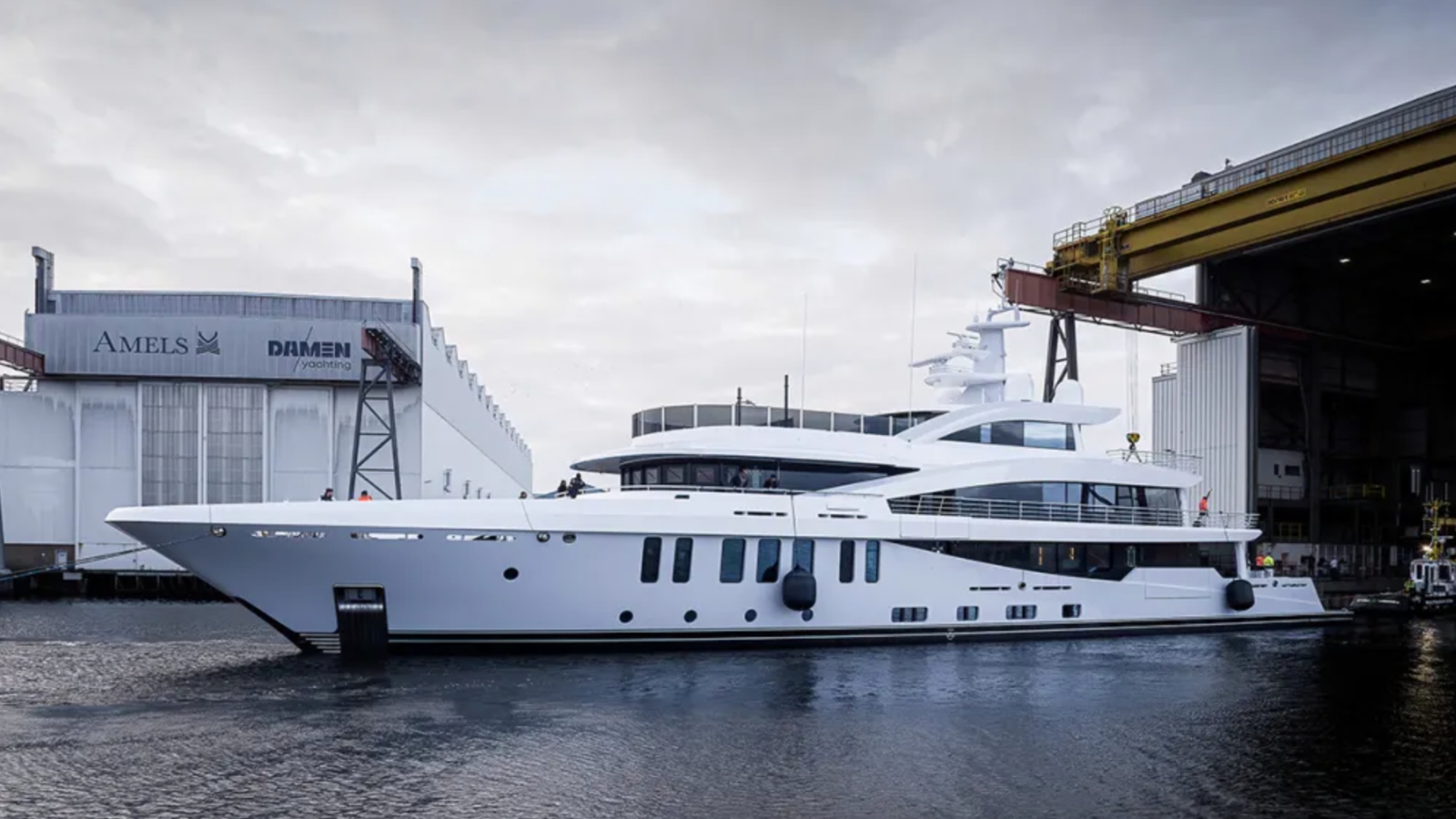 Work From Sea? This New 197-Foot Superyacht Doubles As A Floating ...